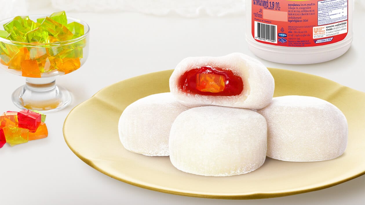 Strawberry Snow Jelly Daifuku - Recipe