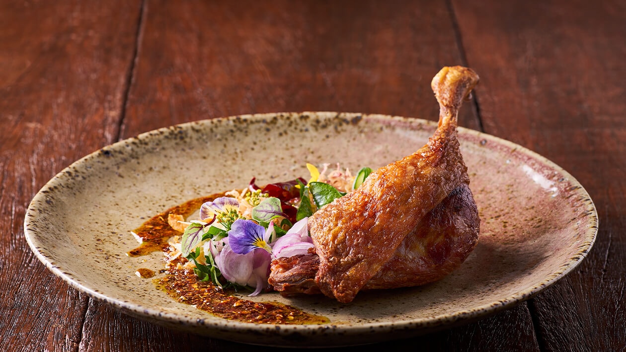 Thai Spicy Larb Duck Confit - Recipe