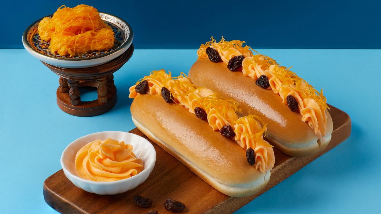 Thai Foi Thong Custard Sandwich - Recipe