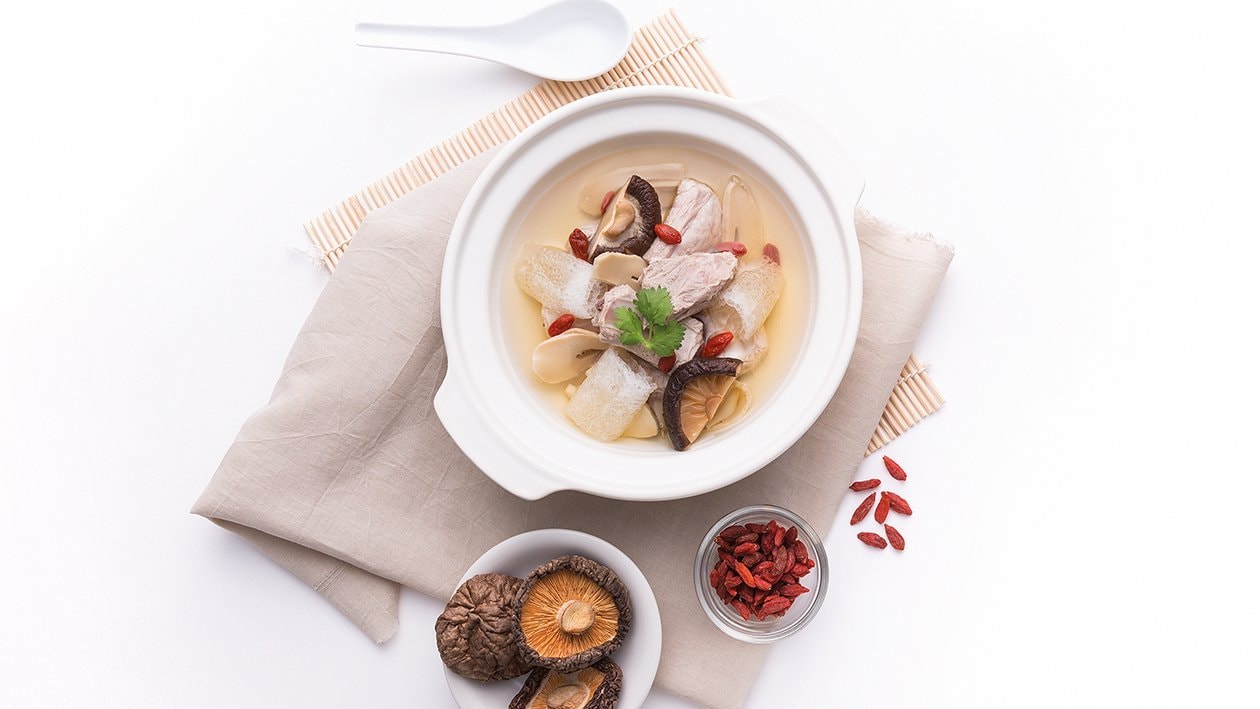 Bamboo Mushroom and Baby Spare Ribs Soup - Recipe